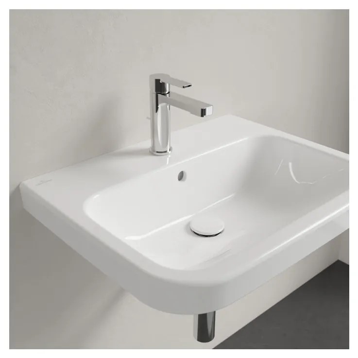 Villeroy & Boch ARCHITECTURA - Umyvadlo, 600x470x180 mm, s přepadem, bílá alpin CeramicPlus 418860R1