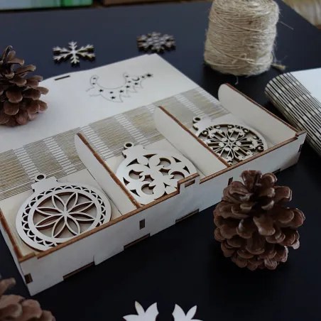 Vánoční ozdoby ze dřeva a plastu, vánoční dekorace dřevěné, dřevěné doplňky PR0107-Christmas decoratio HEU-