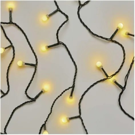 Vánoční řetěz kuličky EMOS D5GW02 ZYK0205 100LED 5m teplá bílá