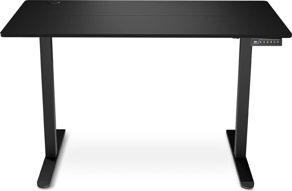 Elektrický psací stůl 120 x 60 cm Lerici - černý