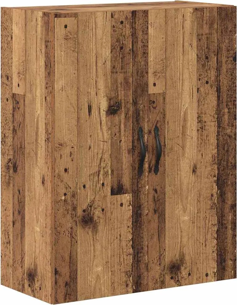 Vysoký bufet 2 ks Staré dřevo 69,5 x 34 x 180 cm 3403165