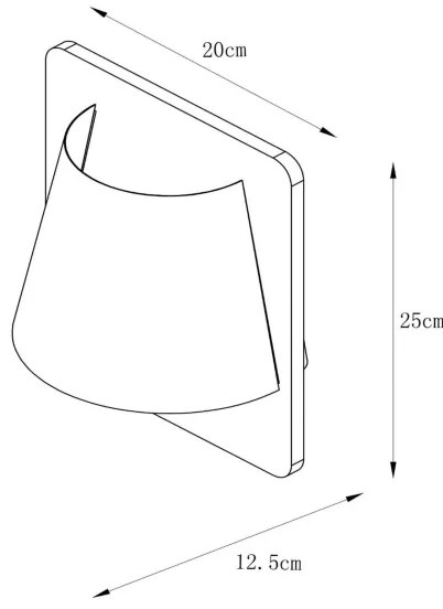 Lucide 77281/01/70 - Nástěnné svítidlo IDAHO 1xE14/15W/230V hnědá