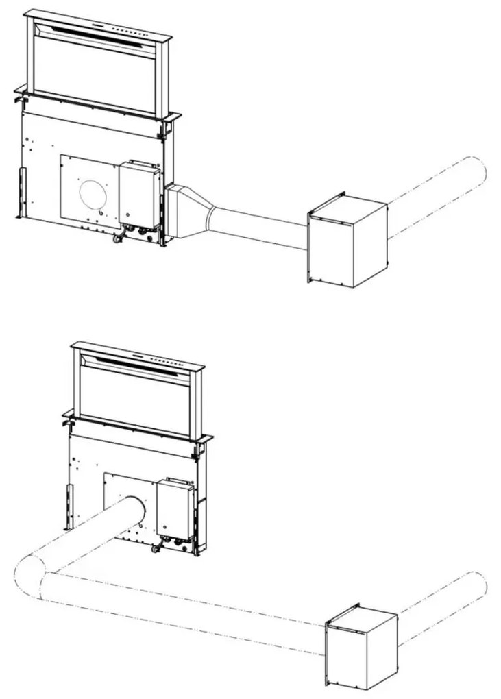 Franke Příslušenství - Sada FDW 908, pro umístění motoru mimo odsavač par 112.0442.942