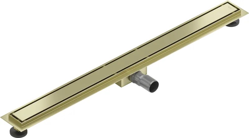 Mexen Flat, lineární podlahový žlab 100 cm, M13, zlatá matná, 1A10100-15
