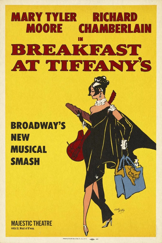 Obrazová reprodukce Breakfast at Tiffany's, 1966 (Vintage Theatre Production), (26.7 x 40 cm)