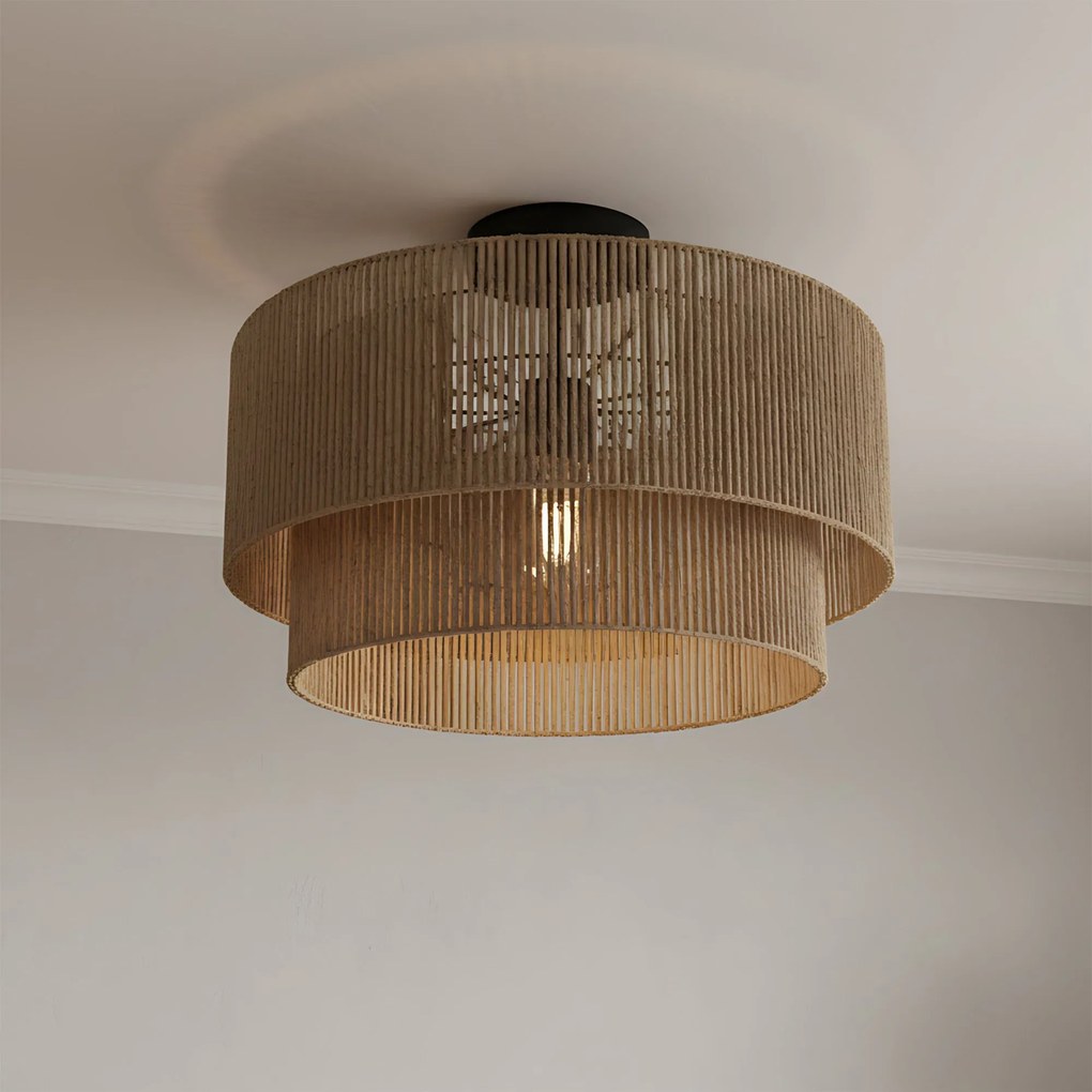 Toolight Stropní LED osvětlení BOHO D16 APP1838-1F hnědá