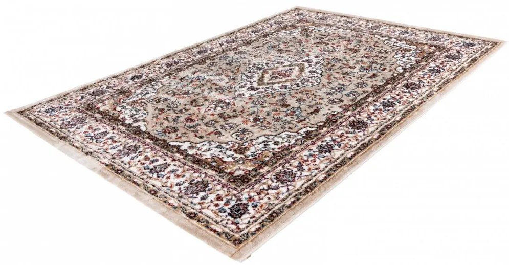 Obsession, Kusový koberec Isfahan 740 beige, 200x290, béžová, obývací pokoj