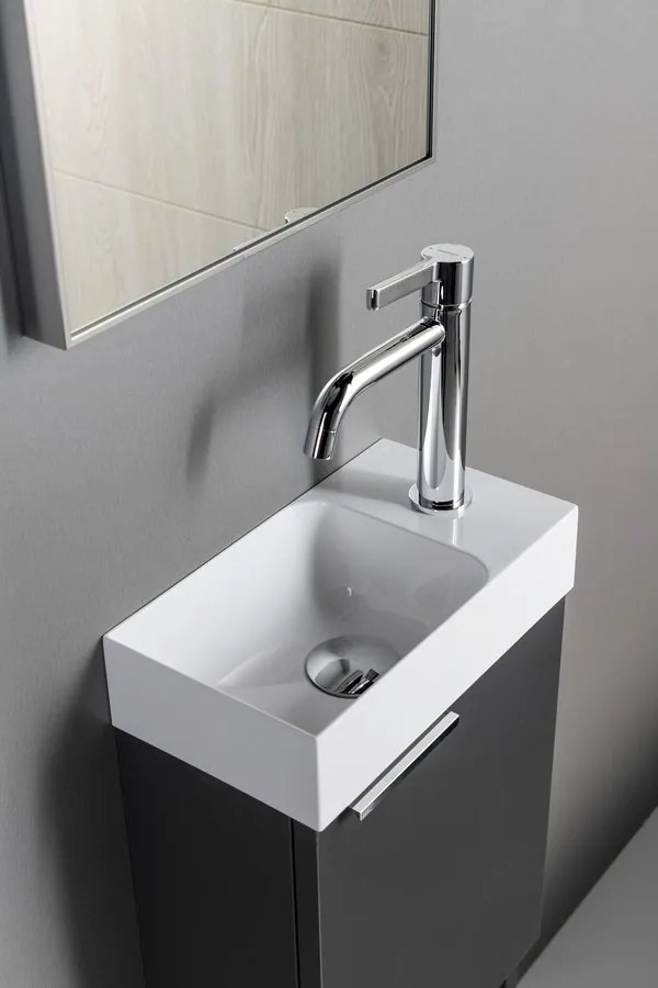 Sapho Sapho, ICONIC stojánková umyvadlová baterie bez výpusti, chrom, AF002