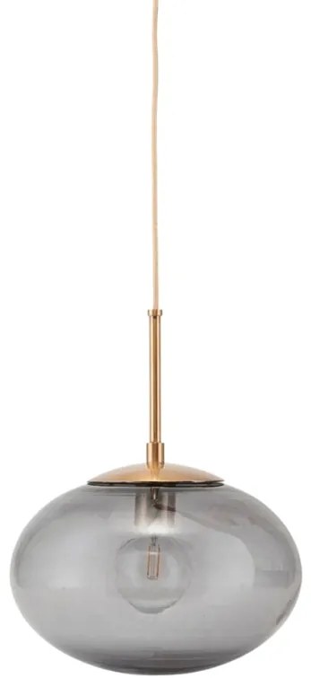 House Doctor Kouřově šedé závěsné světlo Gideon II.