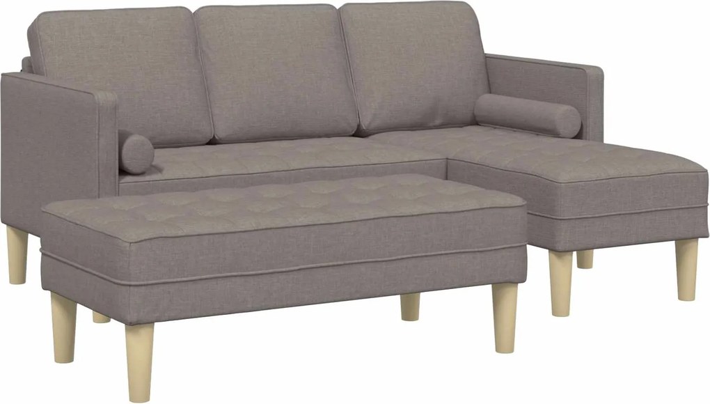 Set pohovek 2 ks Taupe Polyester 3329257