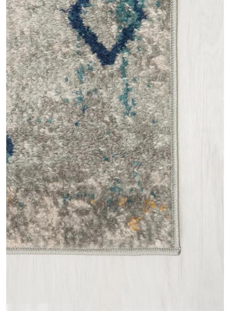 Kusový koberec Tampa šedo modrý 80x150cm