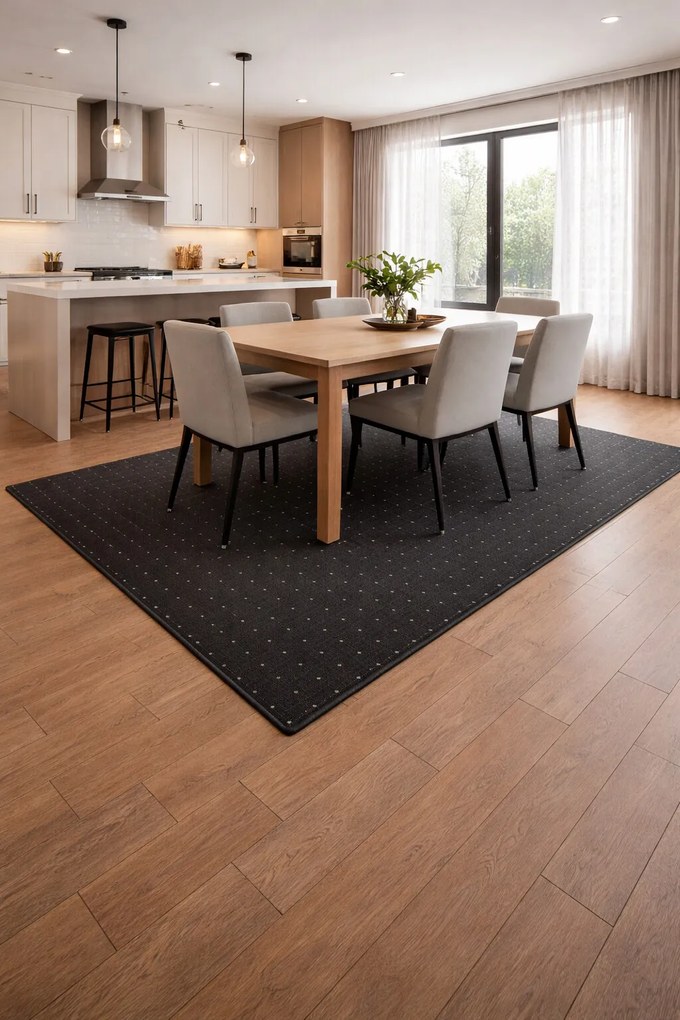 Condor Carpets, Kusový koberec Udinese antracit, 140x200, šedá, chodba / předsíň