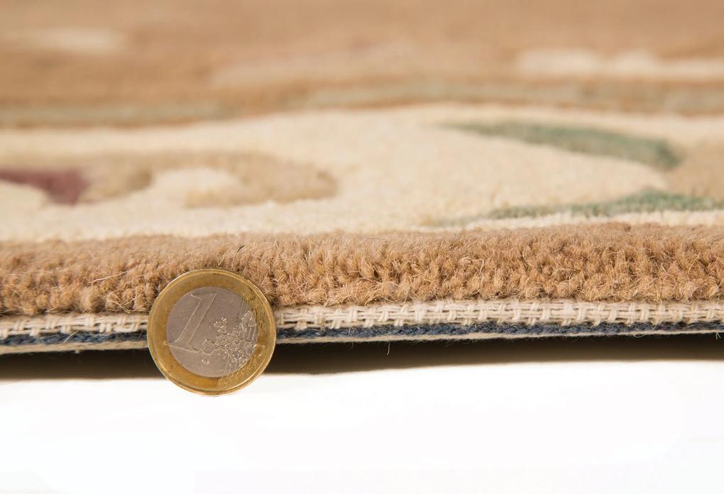 Flair Rugs koberce Ručně všívaný kusový koberec Lotus premium Fawn - 150x240 cm
