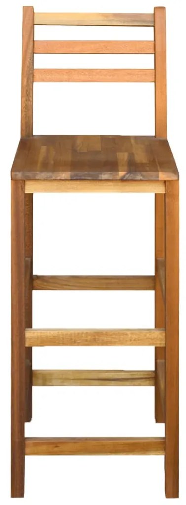Barové židle 2 ks masivní akáciové dřevo - Default Title