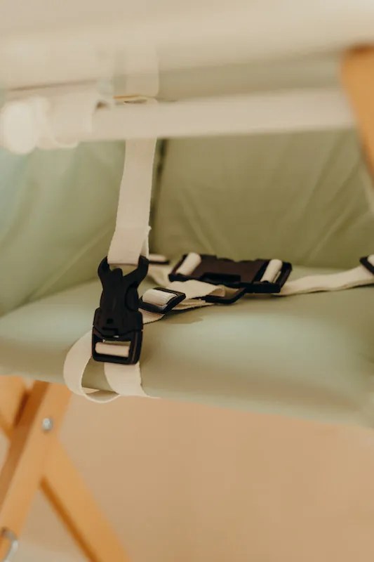 Dětská skládací jídelní židle Geuther Traveller bílá