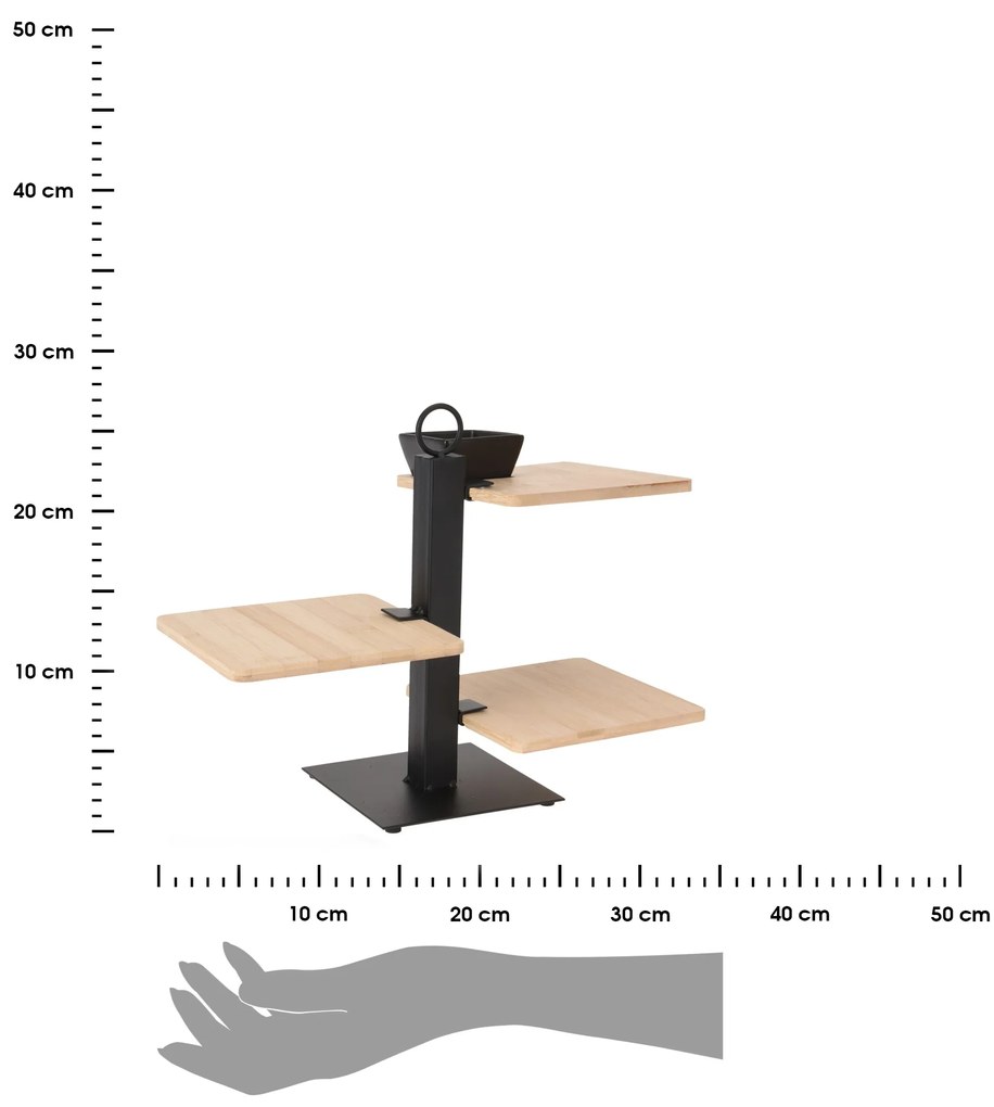 Dřevěný servírovací tác Modern1, 32x26 cm
