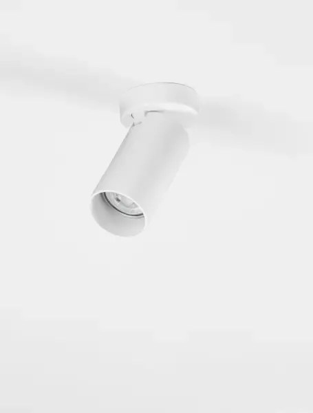 Minimalistické bodové svítidlo Oso Bílá