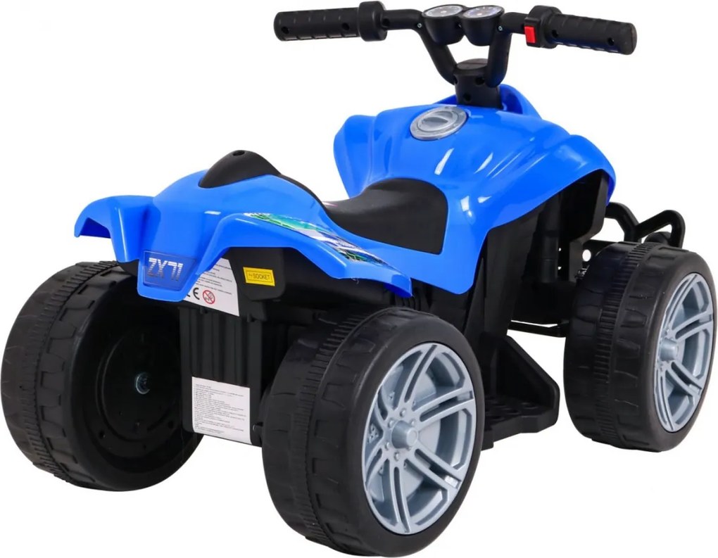 Ramiz Čtyřkolka Little Monster na baterie pro nejmenší modrá + pohon 25W