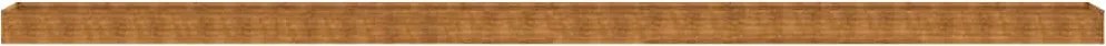 Zahradní vyvýšený záhon 1 152 x 50 x 36 cm cortenová ocel 151983