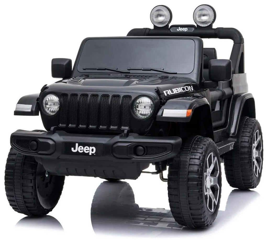 Dětské elektrické autíčko Baby Mix Jeep Wrangler Rubicon černé Barva: Černá