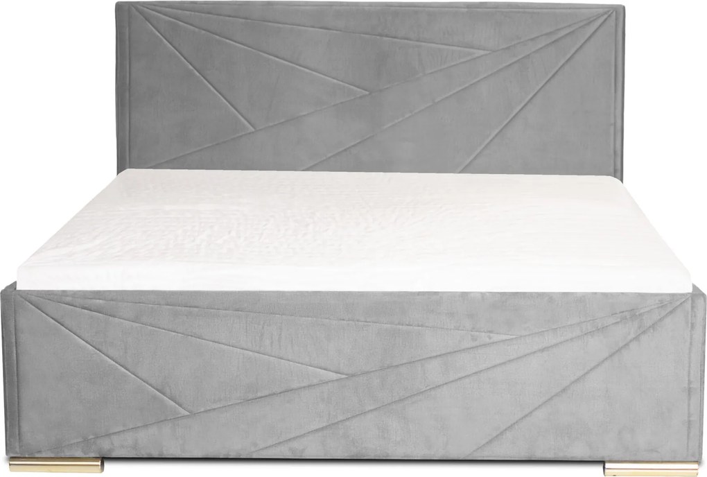 Postel ROSI 120x200 cm Černá Bez matrace