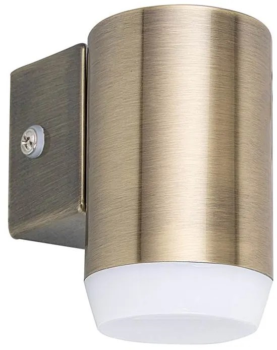 Venkovní LED nástěnné osvětlení CATANIA, 4W, teplá bílá, bronzové, IP44 Rabalux Catania 008937