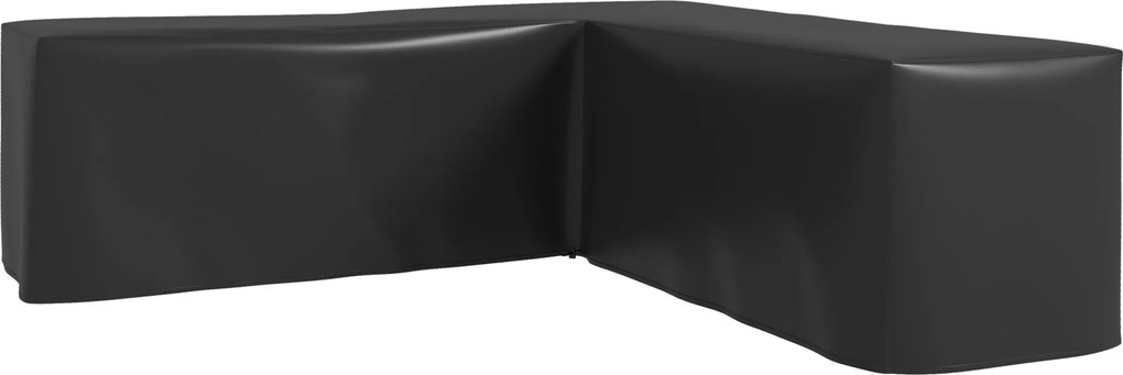 Outsunny Voděodolný Ochranný Potah pro Rohovou Zahradní Pohovku 420D Oxford Látka, Voděodolný UV-odolný Potah 250Š x 250H x 79V cm, Černá | Aosom