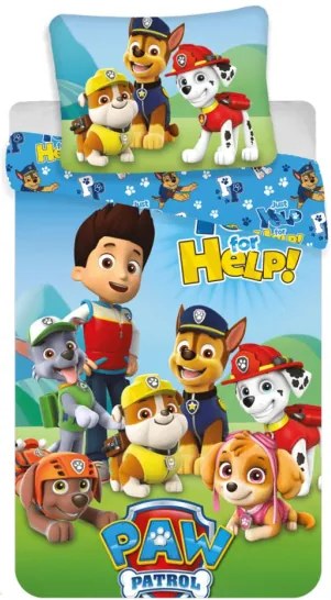 Jerry Fabrics Povlečení Paw Patrol 137 140x200, 70x90 cm