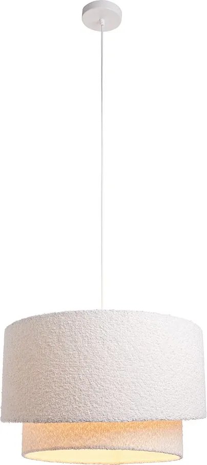 FONISSI Závěsná lampa buklé - bílá