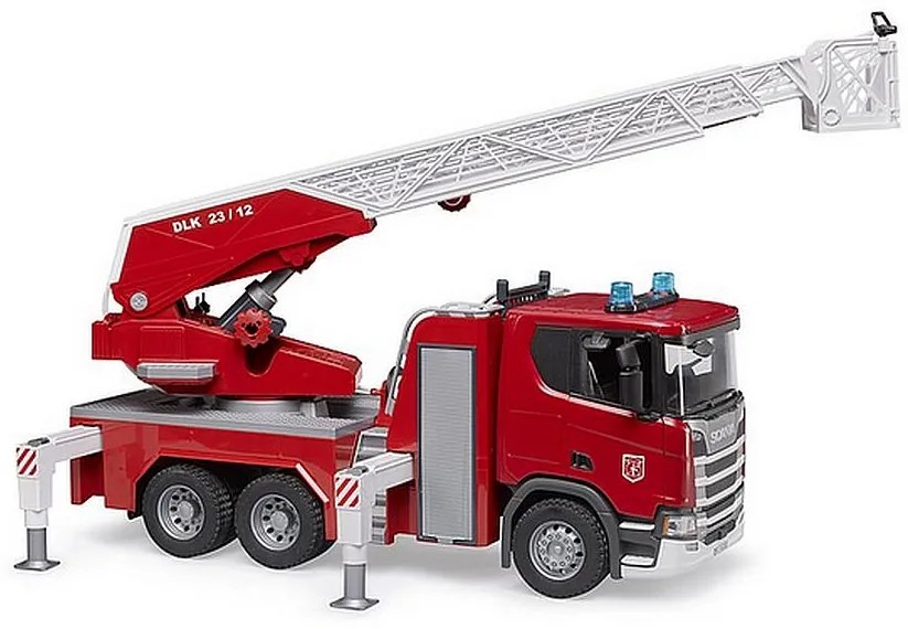 Bruder 03591 Scania Super 560R hasičský vůz s otočným žebříkem