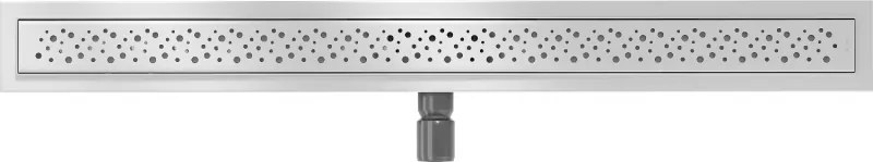 Mexen Flat nerezový sprchový žlab 100 cm vzor M12, 1021100-15