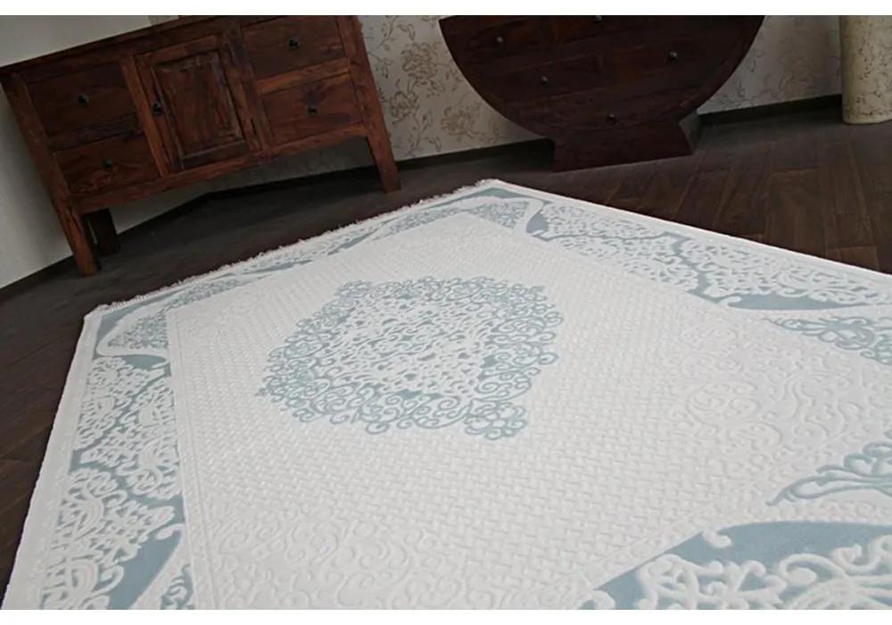 Luxusní kusový koberec akryl Sergej modrý 160x230cm
