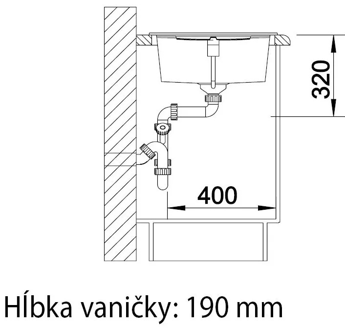 Blanco Metra XL 6 S, silgranitový dřez 1000x500x190 mm, 1-komorový, šedá vulkán, BLA-527307