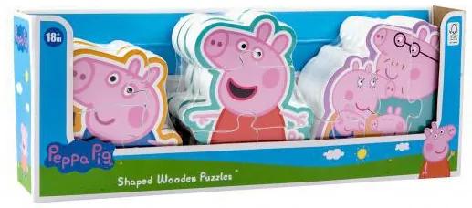 Peppa Pig Dřevěné puzzle