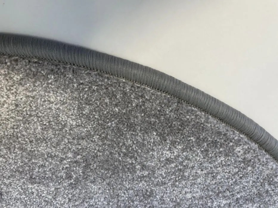 Vopi | Kusový koberec Apollo Soft šedý - Kulatý průměr 120 cm