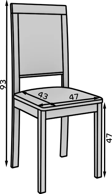 ADRK Furniture Židle Nola XIII CH-NOL-XIII-W-OP85