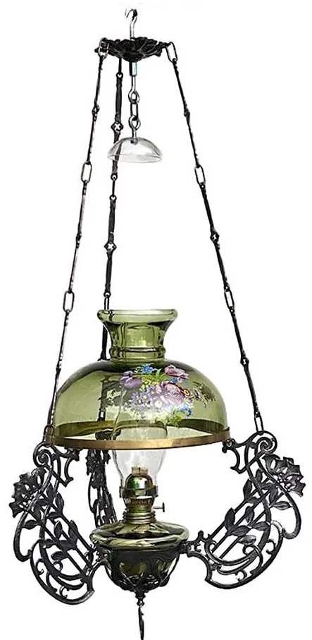 Závěsná petrolejová lampa 85 cm