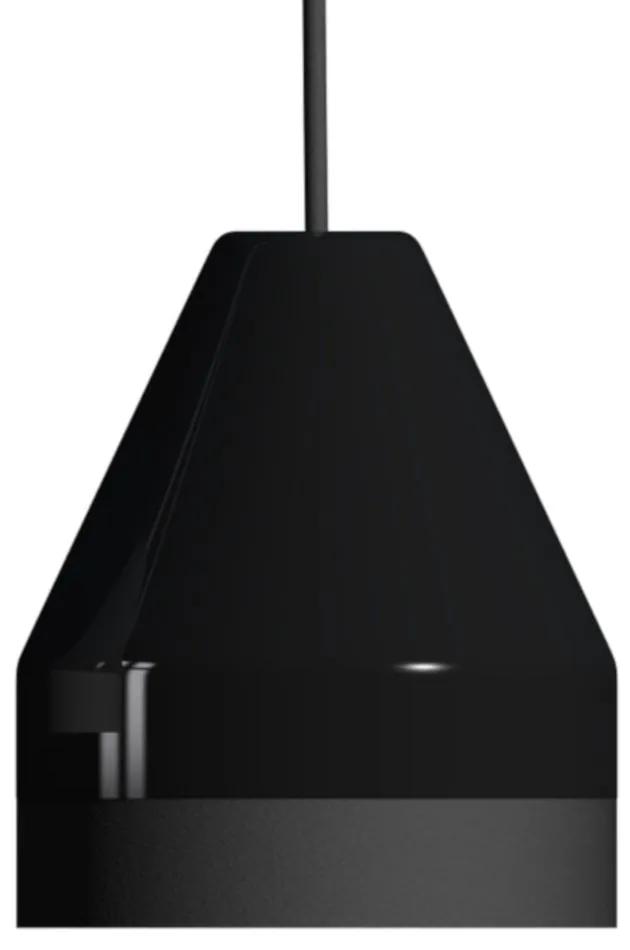 Závěsná lampa Crayon černá Ø30cm