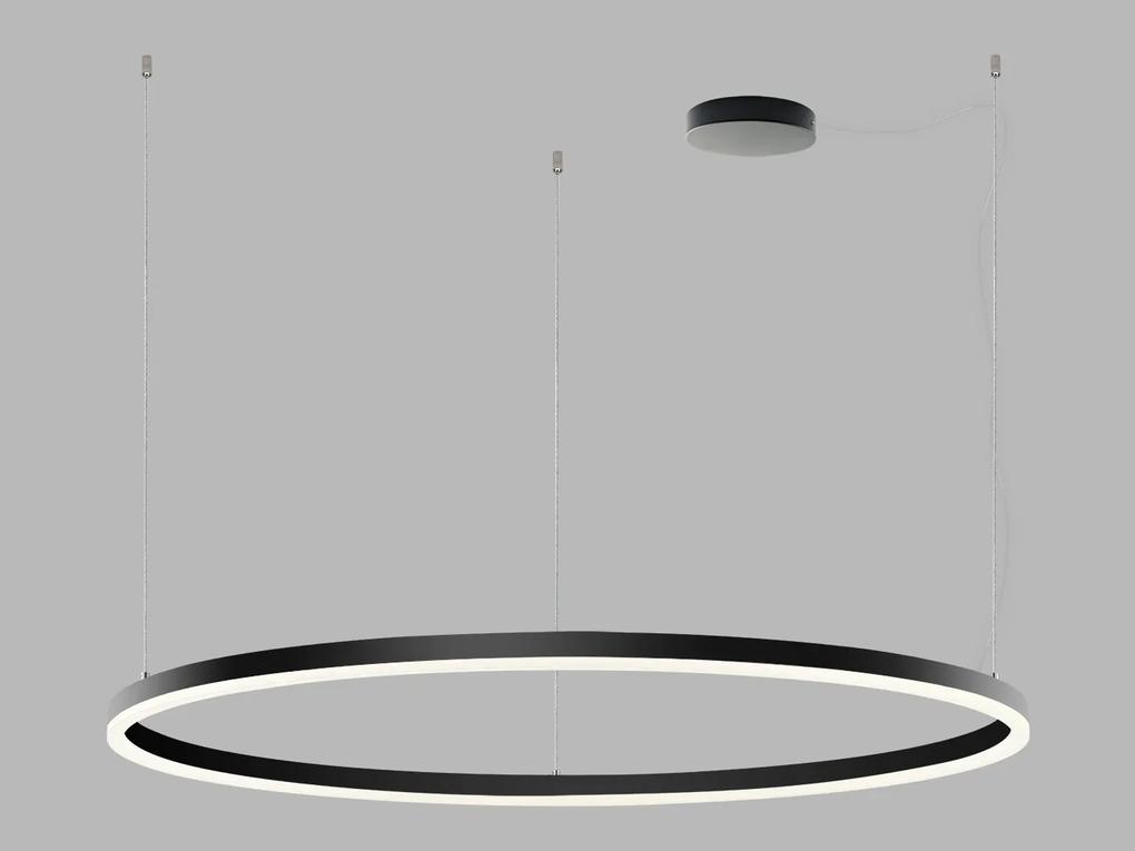 Led2 Závěsné LED svítidlo CIRCLE P-Z ø 120 cm, 3000/4000K Barva: Černá, Stmívání: TRIAC