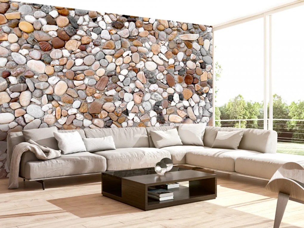 Stěna z kamínků (150x105 cm) - Murando DeLuxe