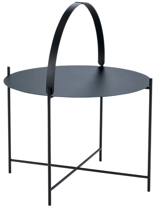OnaDnes -20% Černý kovový konferenční stolek HOUE Edge 62 cm
