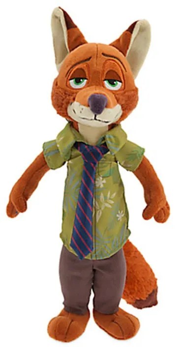 Plyšové postavy Nick Wild a Judy Hopkavá z pohádky Zootropolis Varianta: Nick Wild, Velikost: 50 cm