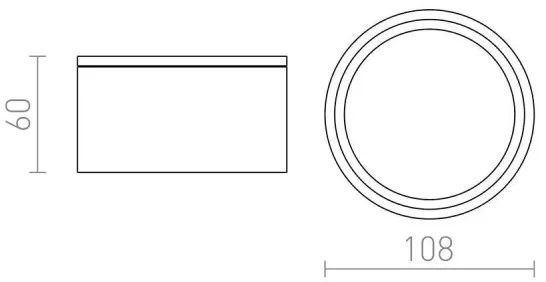 RED - Design Rendl - R10428 - Venkovní svítidlo MERIDO 1xGX53/11W/230V IP44 bílá