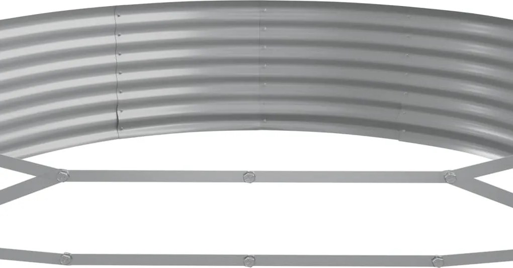 vidaXL Vyvýšený záhon pozinkovaná ocel 450x140x36 cm [319038] Barva: antracitová