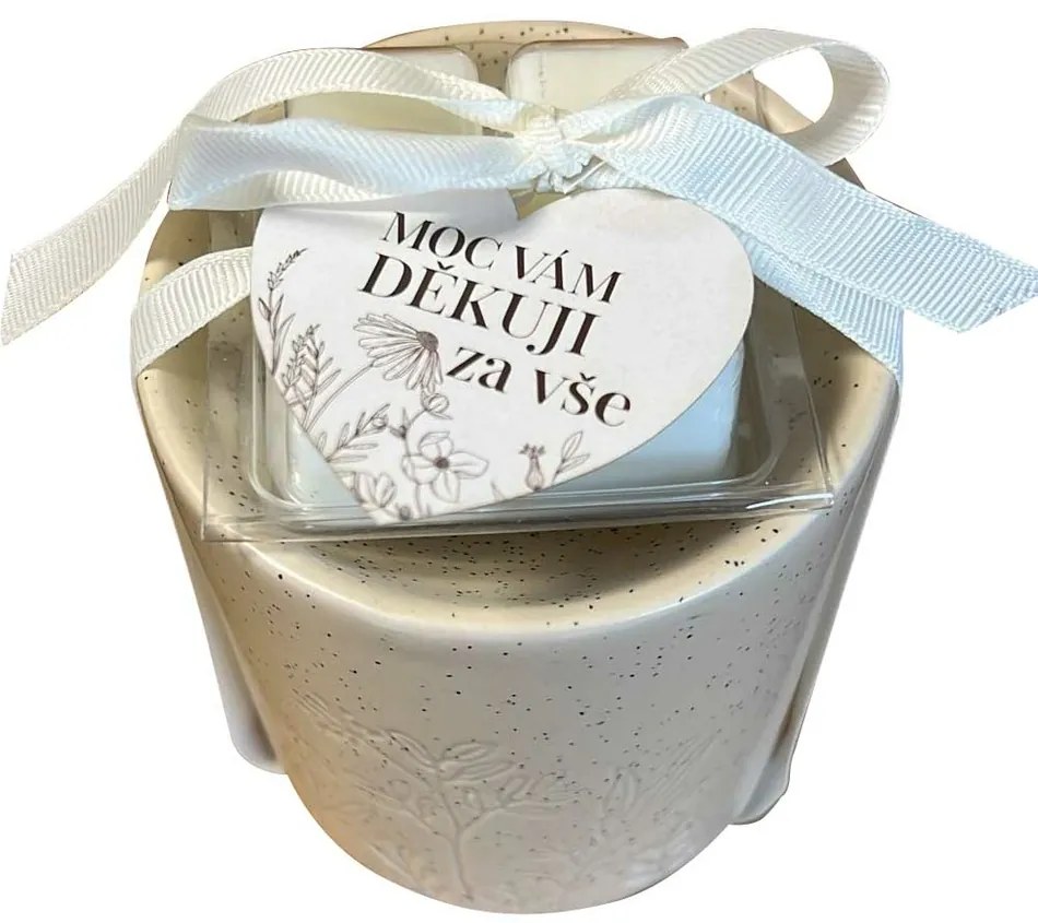 Bohemia Gifts Aroma lampa s vonnými vosky - Děkuji