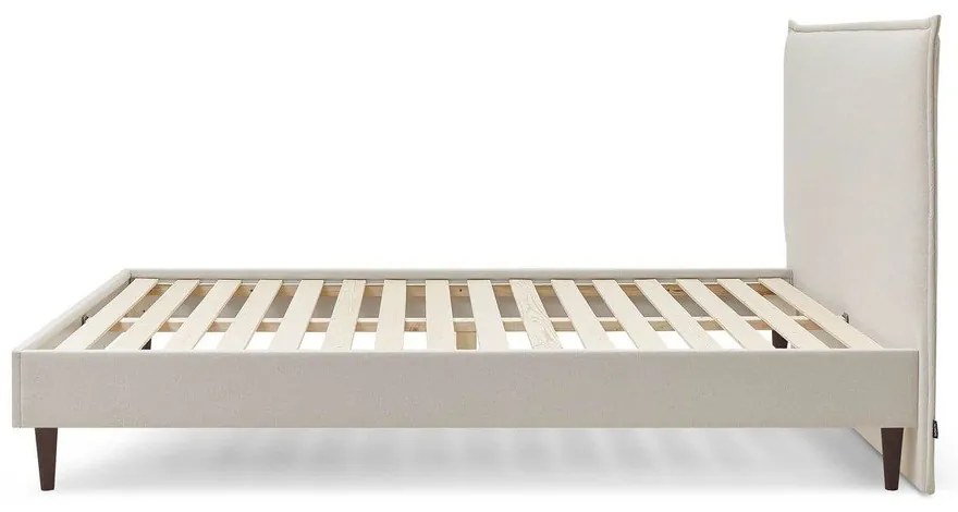 Béžová čalouněná dvoulůžková postel s roštem 180x200 cm Sary - II. jakost – Bobochic Paris