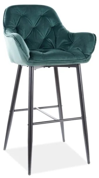 Barová židle CHERRY H-1 Velvet, 56x105x40, bluvel 78