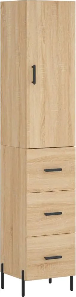Skříň highboard dub sonoma 34,5 x 34 x 180 cm kompozitní dřevo 3198860