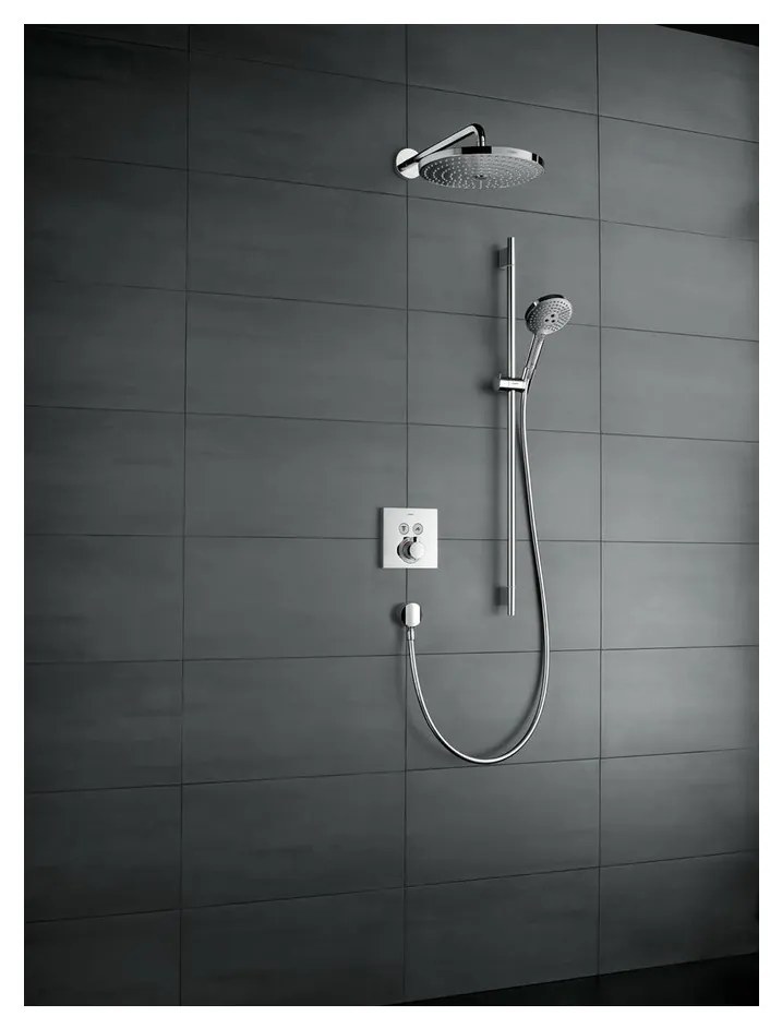 Hansgrohe ShowerSelect - Termostat pod omítku pro 2 spotřebiče, leštěný vzhled zlata 15763990