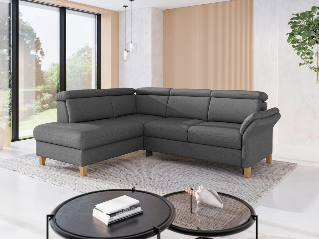 XXXLutz ROHOVÁ SEDAČKA, textil, tmavě šedá Sit & More - Sedací soupravy - 00014402574R